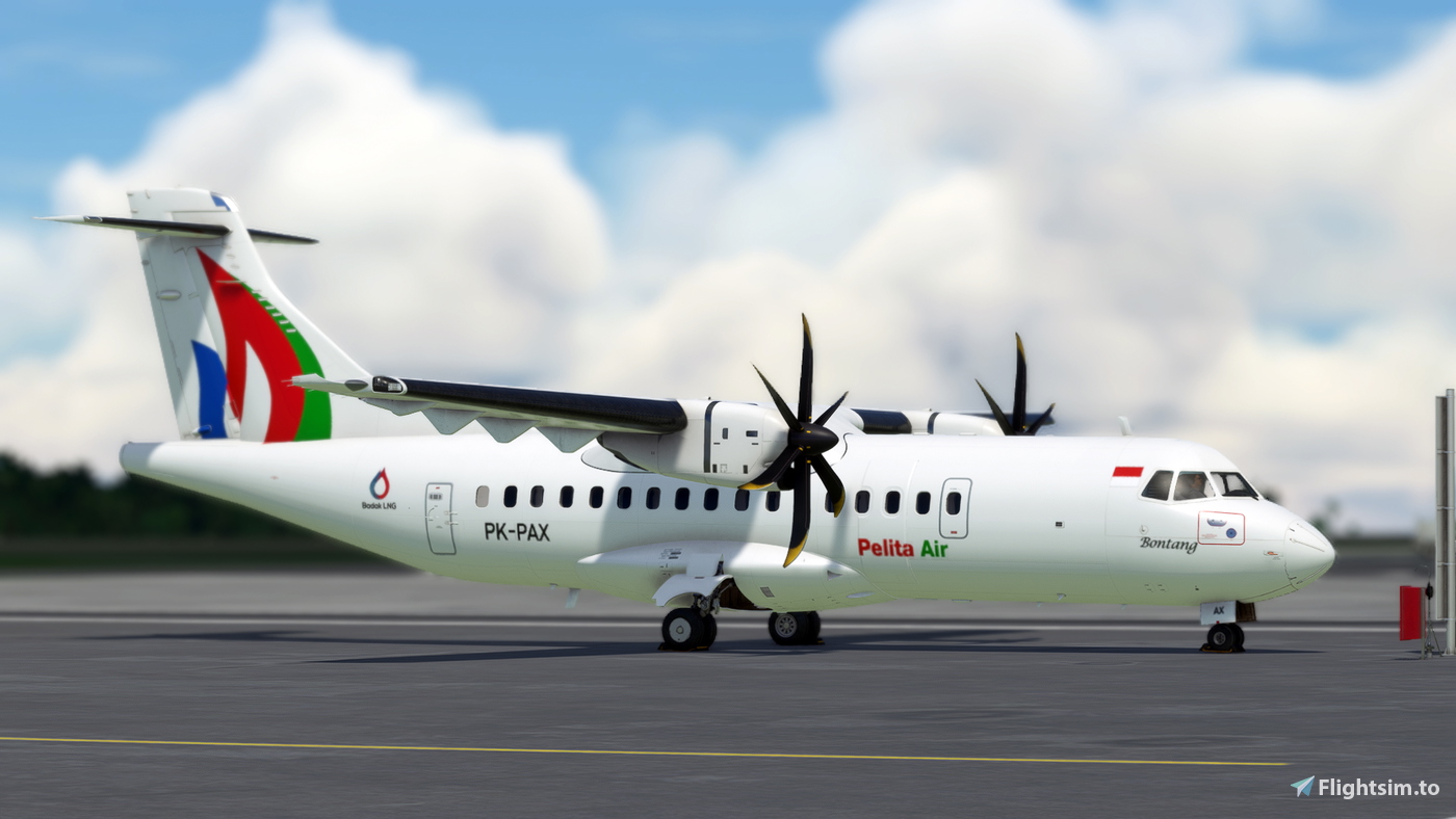 Pelita Air Service PK-PAX "Bontang" | Asobo ATR 42/72-600 のために ...