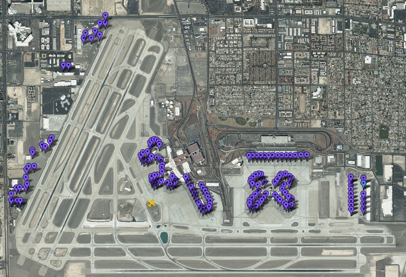 PILOT2ATC - KLAS Las Vegas, Nevada USA, taxiways & gates for Microsoft ...