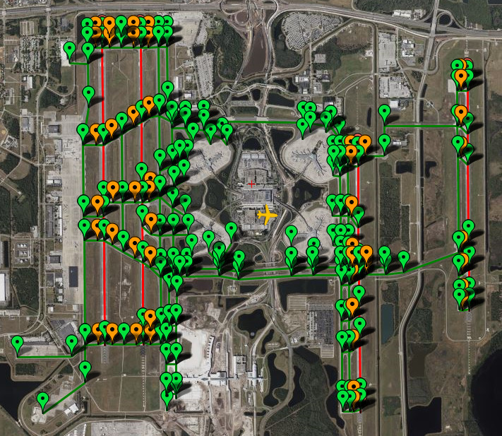 PILOT2ATC - KMCO Orlando, FL USA, taxiways & gates のために Microsoft ...