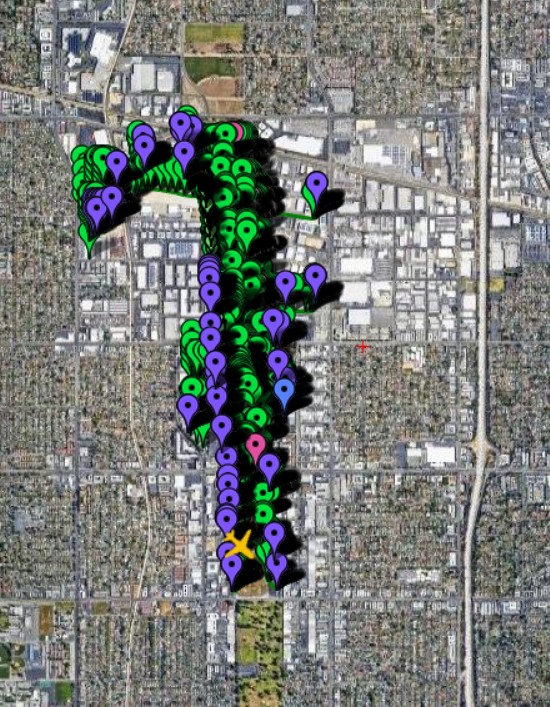 Pilot2ATC Los Angeles-Van Nuys KVNY Taxiways and Gates for Microsoft ...