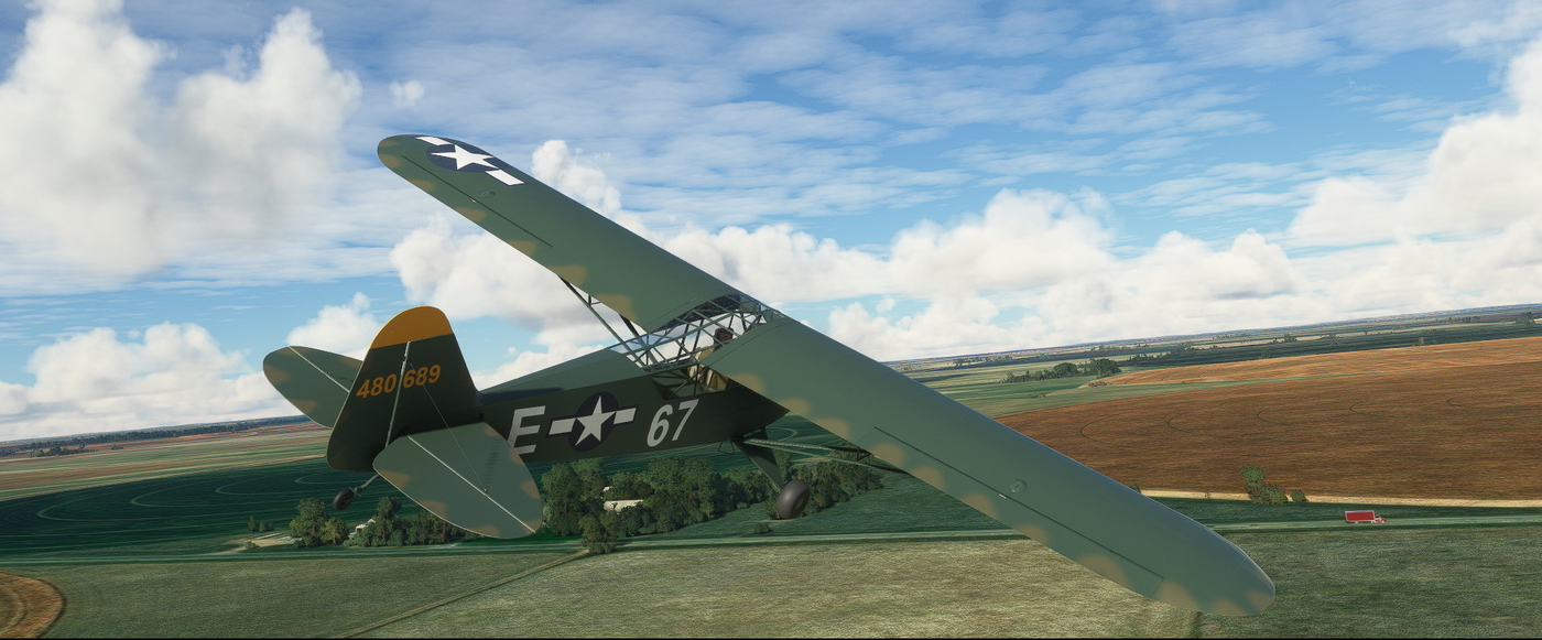 Piper L-4 Grasshopper N23379 for Microsoft Flight Simulator | MSFS