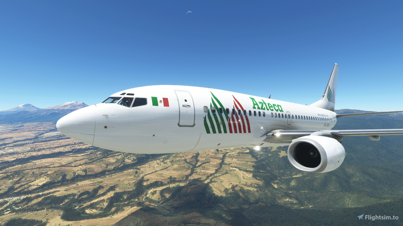 PMDG 737-700 Lineas Aéreas Azteca (XA-AEP) for Microsoft Flight ...