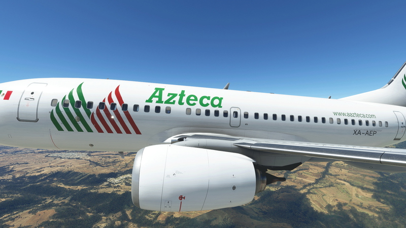 PMDG 737-700 Lineas Aéreas Azteca (XA-AEP) for Microsoft Flight ...