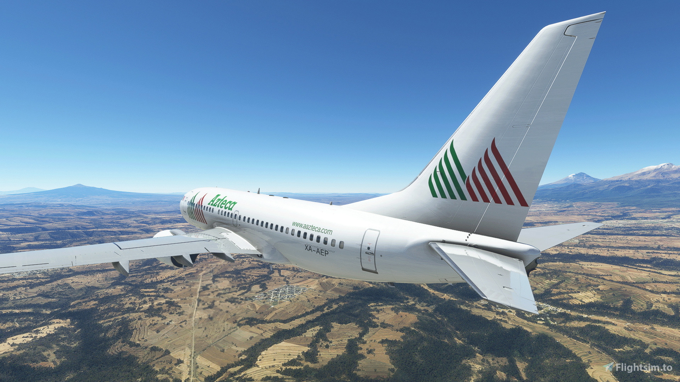 PMDG 737-700 Lineas Aéreas Azteca (XA-AEP) for Microsoft Flight ...