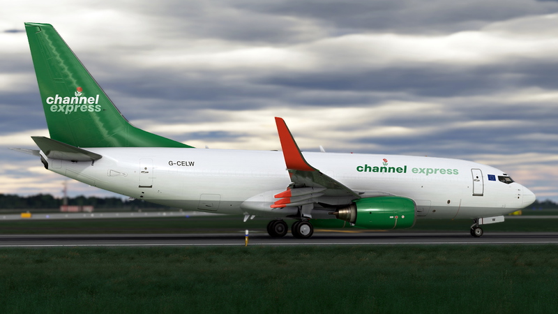 PMDG 737-700BDSF Channel Express (G-CELW) for Microsoft Flight ...