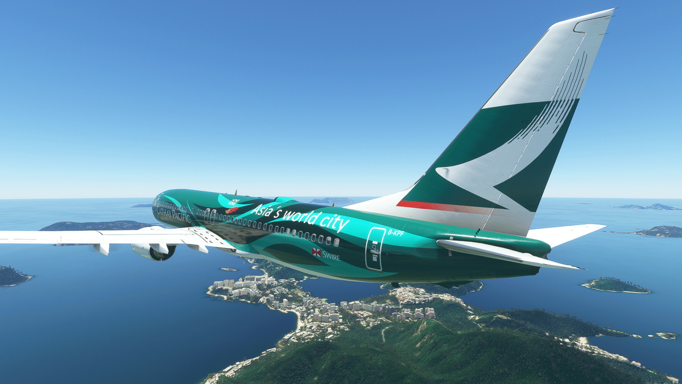 PMDG 737-800 Cathay Pacific - Asia`s world city (B-KPF) 对于 Microsoft ...