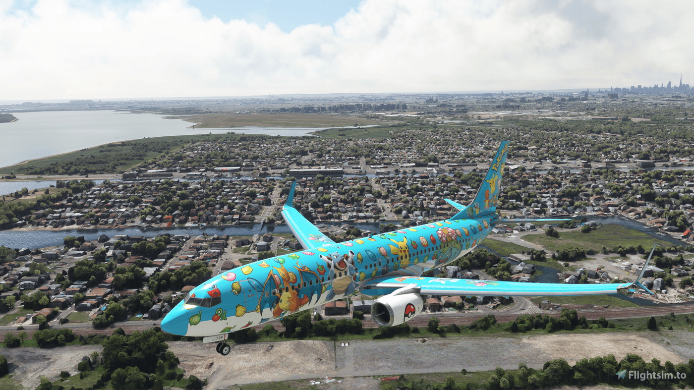 PMDG 737-800 Pokemon Gen 1 for Microsoft Flight Simulator | MSFS