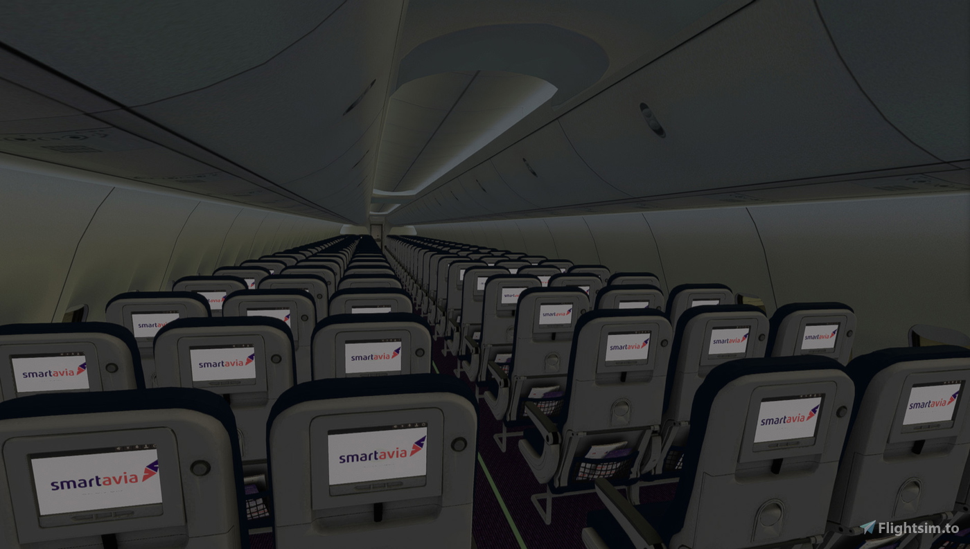 PMDG 737-800 Smartavia RA-73657 Metalic for Microsoft Flight Simulator ...