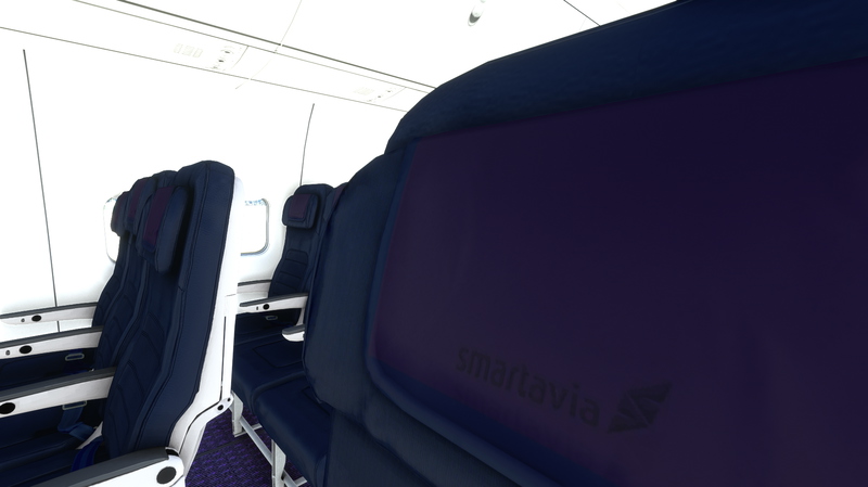 PMDG 737-800 Smartavia RA-73657 Metalic for Microsoft Flight Simulator ...