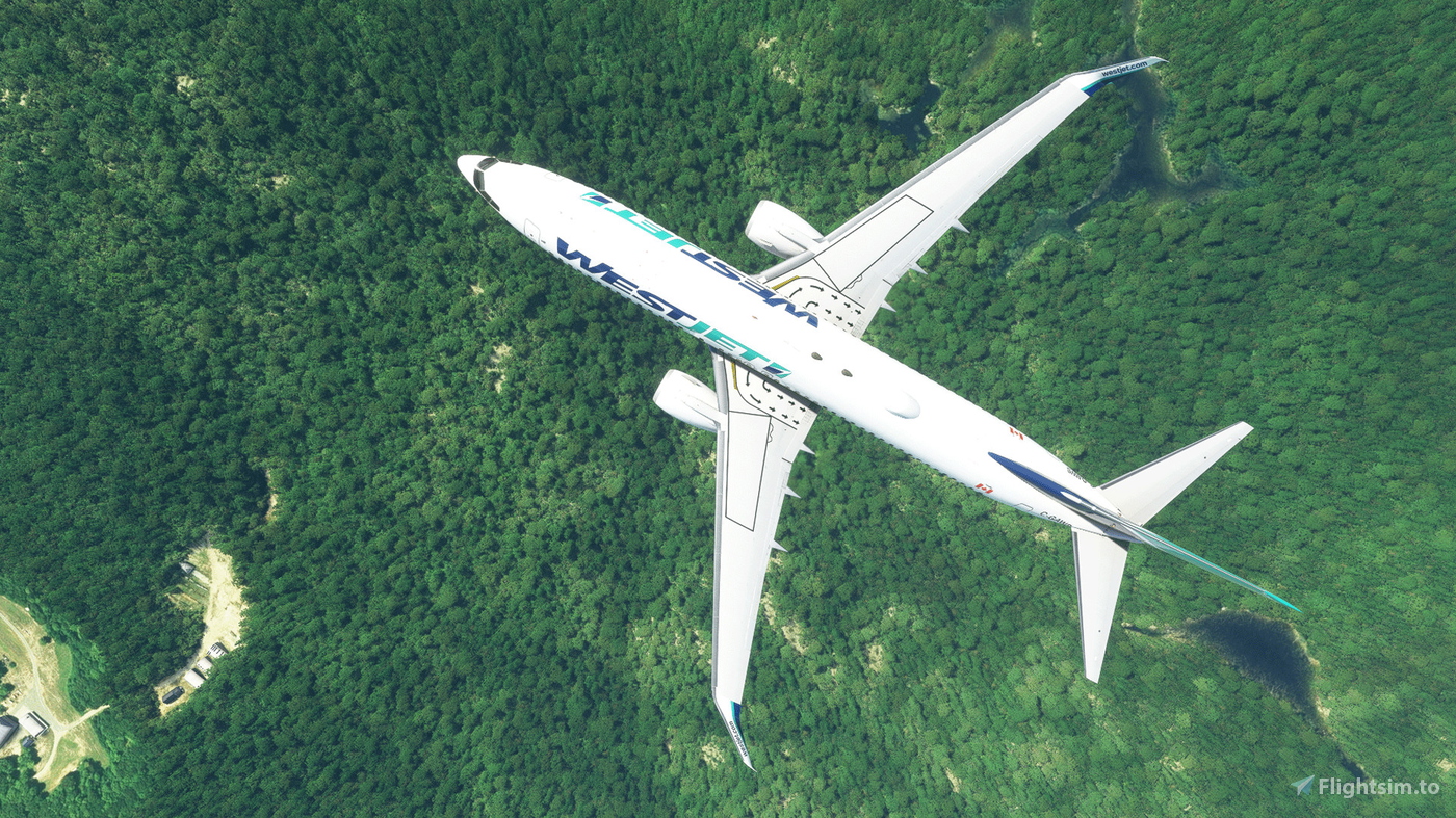 PMDG 737-800 Westjet Airlines - 100th 737NG (C-GAWS) for Microsoft ...