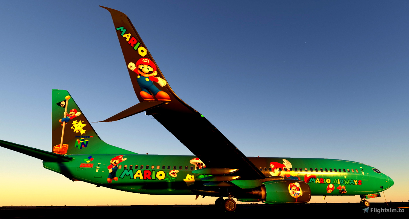 PMDG 737-800SSW MARIO for Microsoft Flight Simulator | MSFS