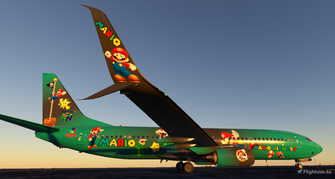 PMDG 737-800SSW MARIO for Microsoft Flight Simulator | MSFS