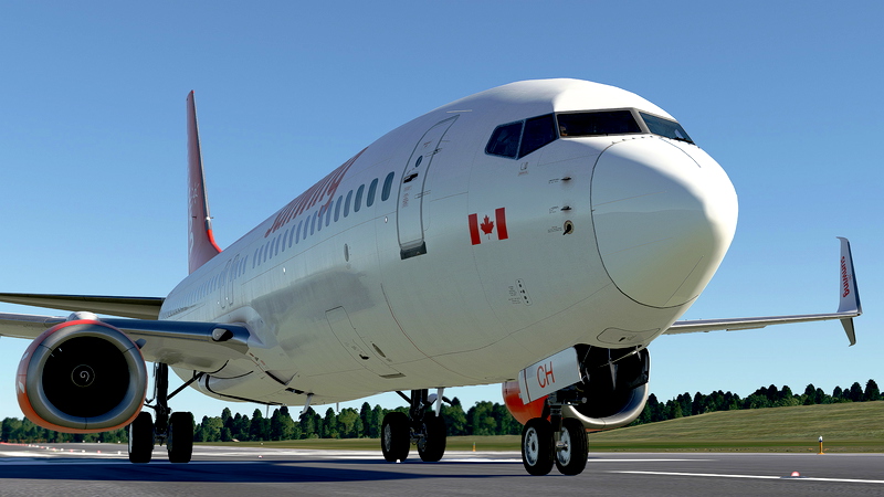 PMDG B737-800SSW - Sunwing C-GNCH (OPB TUI Sticker) for Microsoft ...