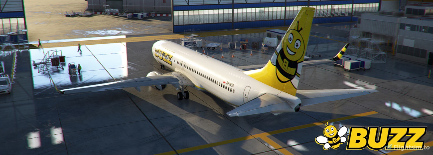 PMDG B737-900 Buzz Airlines SP-RZA for Microsoft Flight Simulator | MSFS
