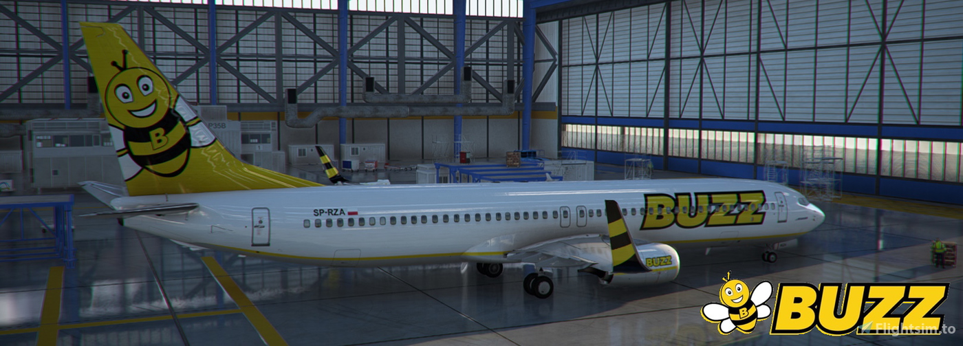 PMDG B737-900 Buzz Airlines SP-RZA per Microsoft Flight Simulator | MSFS