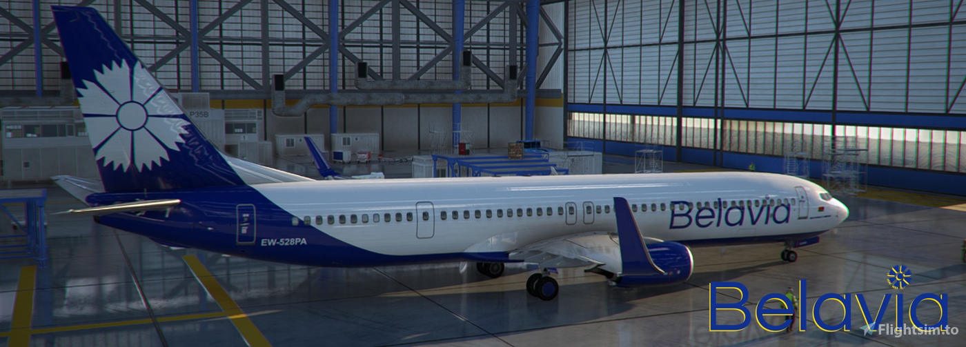 PMDG B737-900ER plus SSW Belavia EW-528PC for Microsoft Flight ...