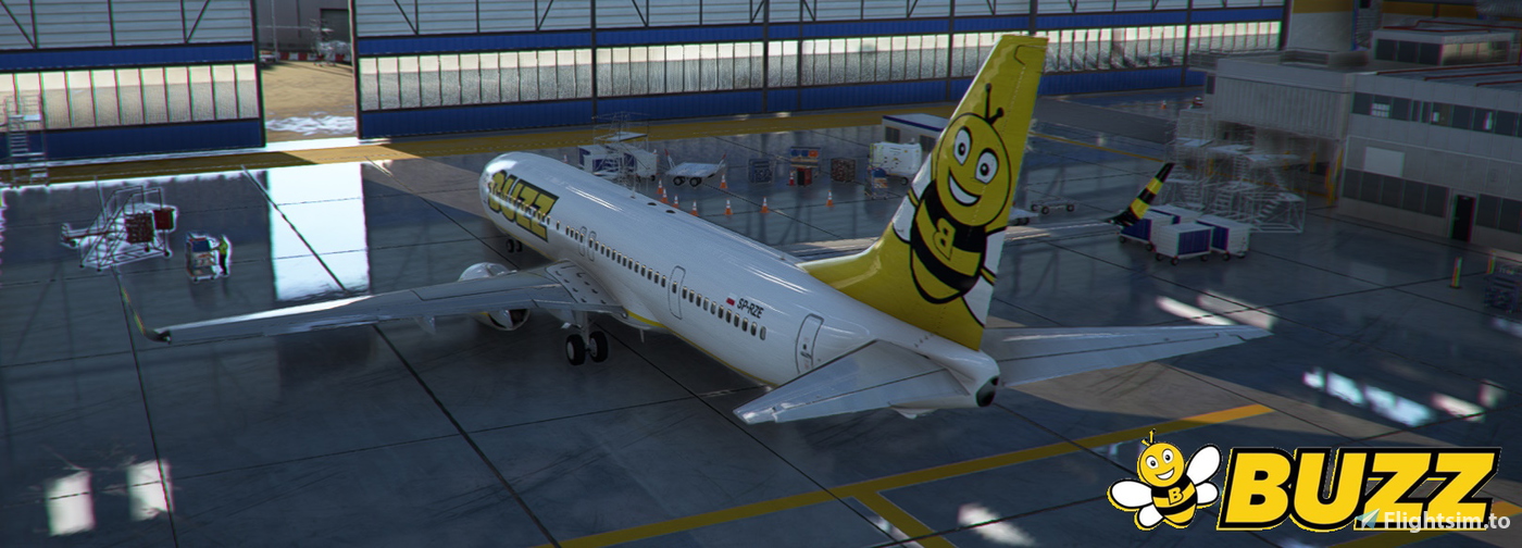 PMDG B737-900ER plus SSW Buzz Airlines SP-RZE for Microsoft Flight ...
