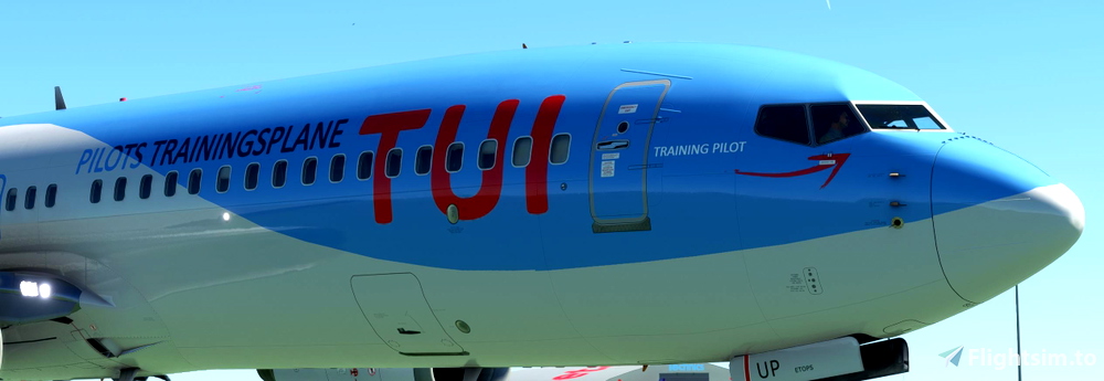 PMDG Boeing 737-800 SSW TUI Pilots Trainingsplane OO-TUP for Microsoft ...