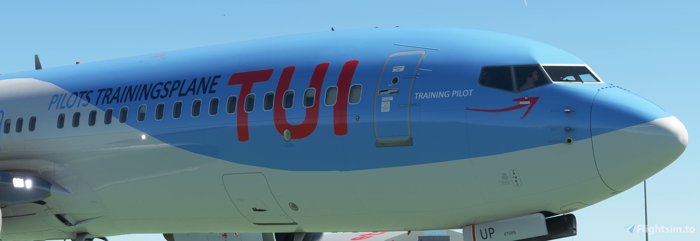 PMDG Boeing 737-800 SSW TUI Pilots Trainingsplane OO-TUP for Microsoft ...