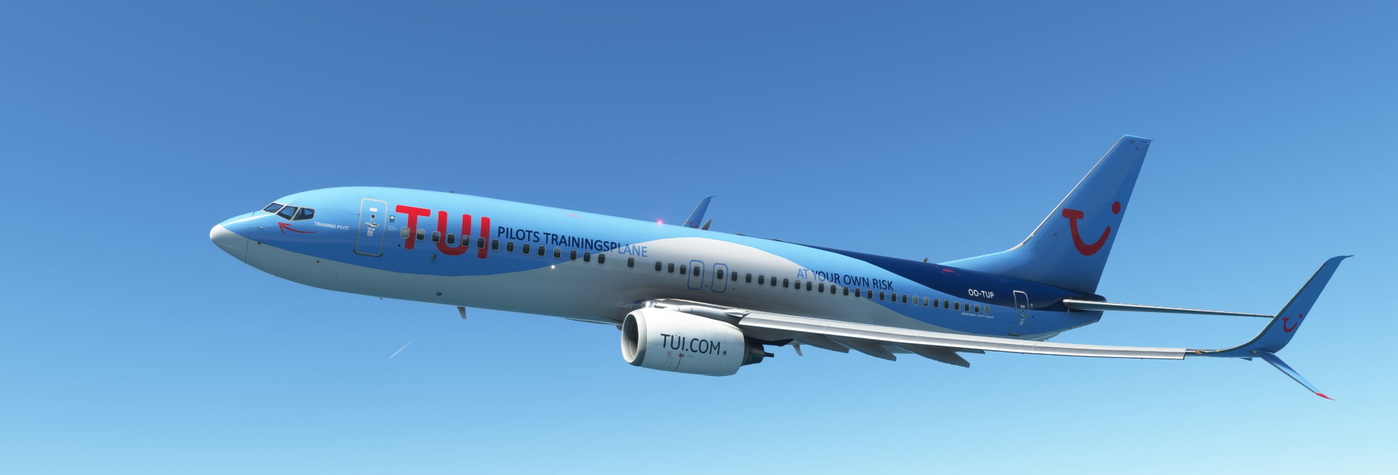 PMDG Boeing 737-800 SSW TUI Pilots Trainingsplane OO-TUP for Microsoft ...