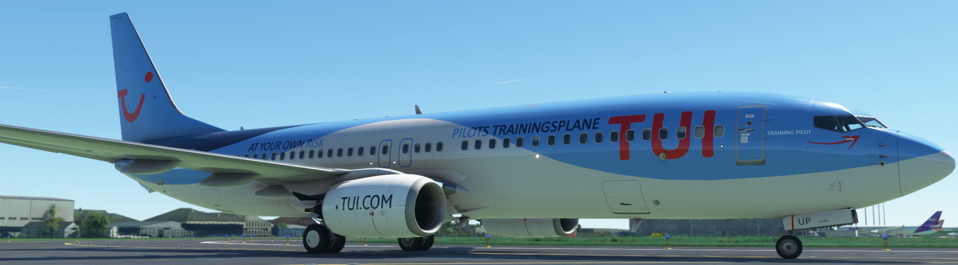 PMDG Boeing 737-800 SSW TUI Pilots Trainingsplane OO-TUP for Microsoft ...