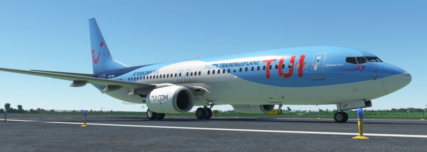 PMDG Boeing 737-800 SSW TUI Pilots Trainingsplane OO-TUP for Microsoft ...