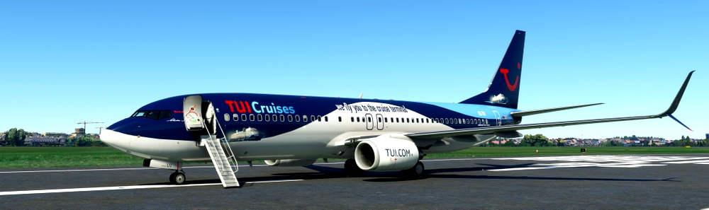 PMDG Boeing 737-800 TUI Cruises Mein Schiff för Microsoft Flight ...
