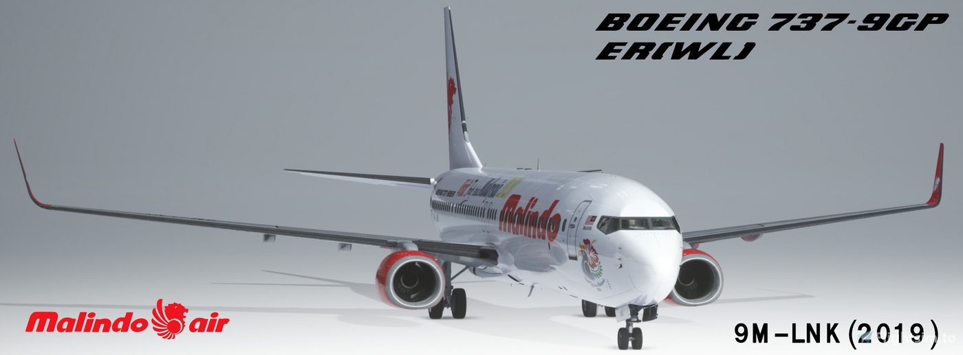 PMDG Boeing 737-900ER Malindo Air (9M-LNK | 2019 | Visit Malaysia Years ...