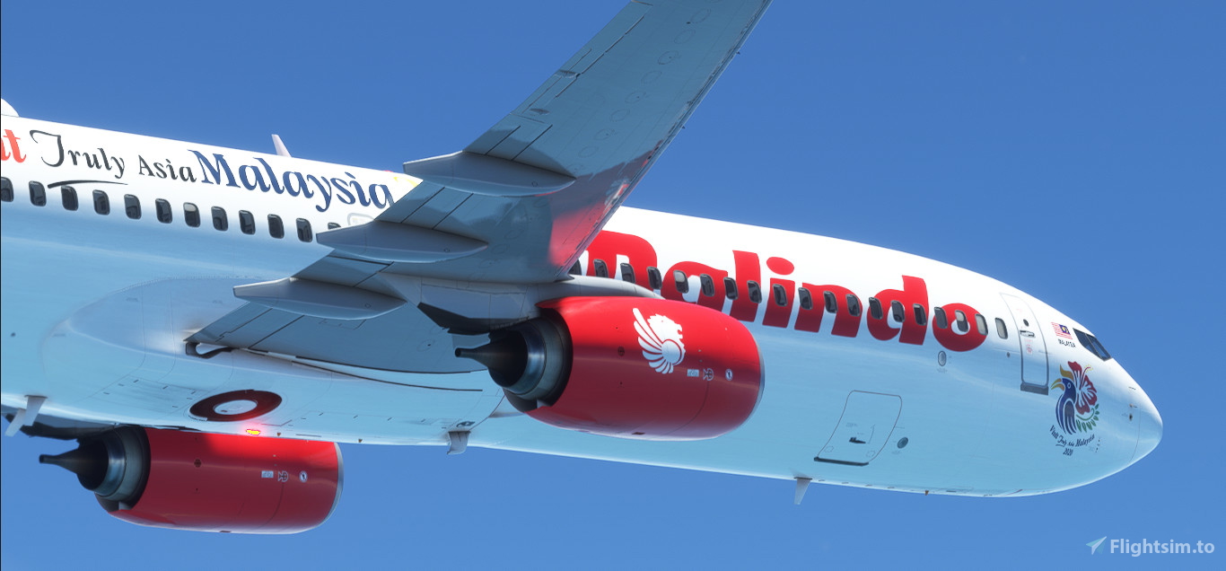 PMDG Boeing 737-900ER Malindo Air (9M-LNK | 2019 | Visit Malaysia Years ...