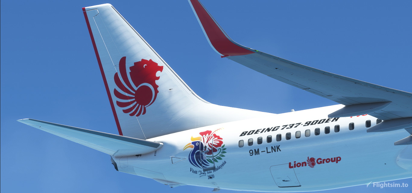 PMDG Boeing 737-900ER Malindo Air (9M-LNK | 2019 | Visit Malaysia Years ...