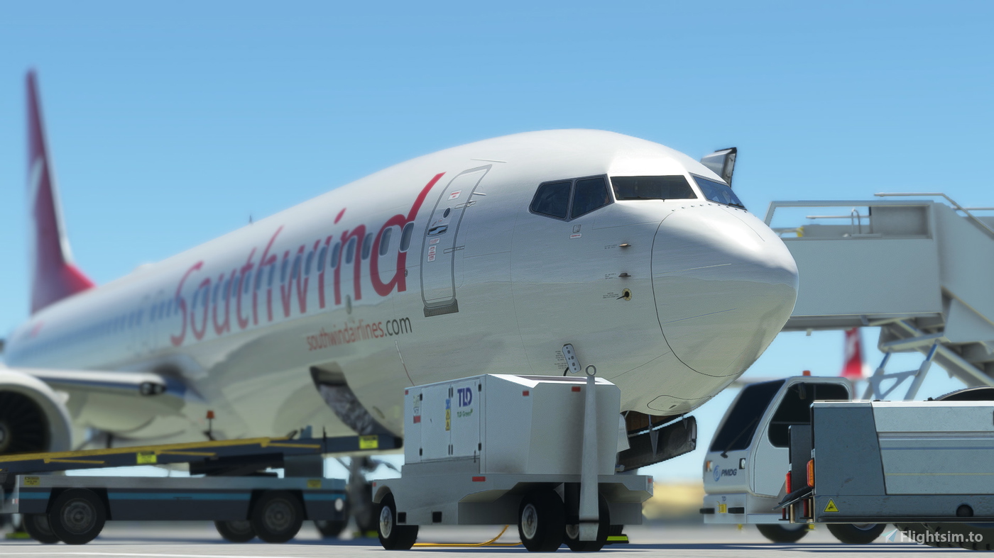 PMDG Boeing B737-800 Southwind Airlines | Fictional | 4K для Microsoft Flight Simulator | MSFS