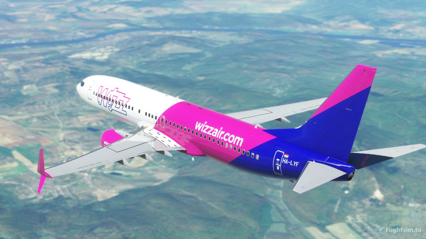 PMDG Boeing B737-800 Wizz Air | Fictional | 4K for Microsoft Flight Simulator | MSFS