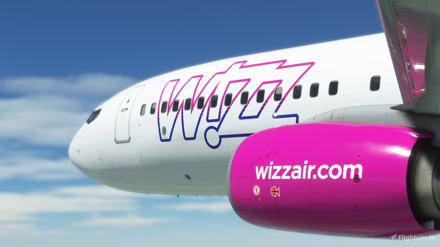 PMDG Boeing B737-800 Wizz Air | Fictional | 4K for Microsoft Flight Simulator | MSFS