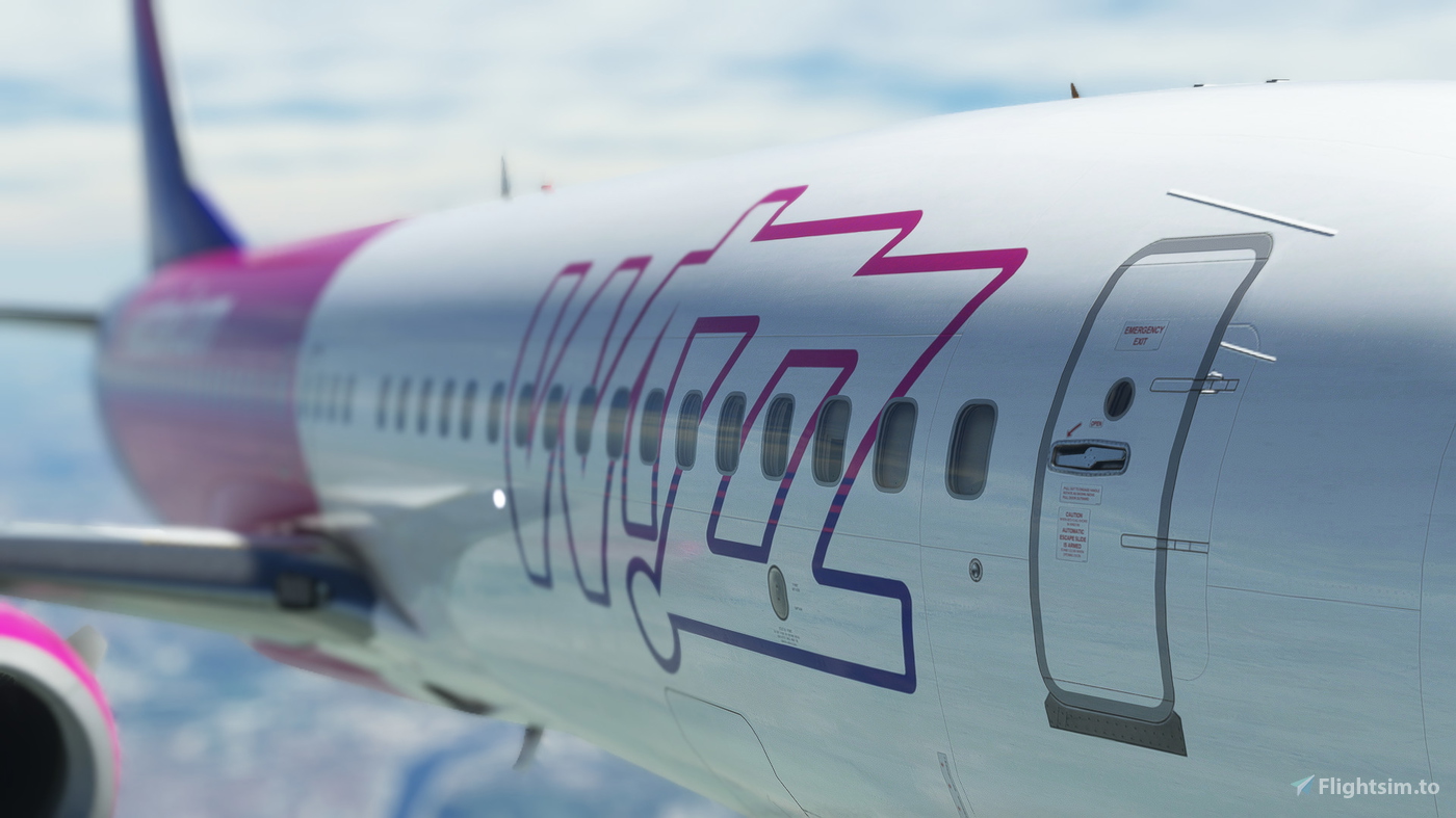 PMDG Boeing B737-800 Wizz Air | Fictional | 4K for Microsoft Flight Simulator | MSFS