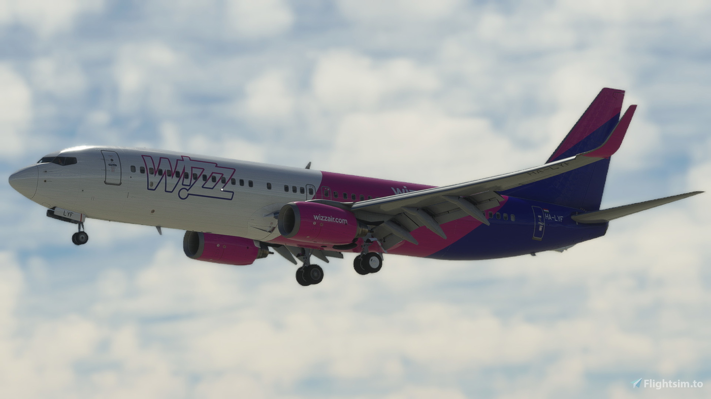 PMDG Boeing B737-800 Wizz Air | Fictional | 4K for Microsoft Flight Simulator | MSFS