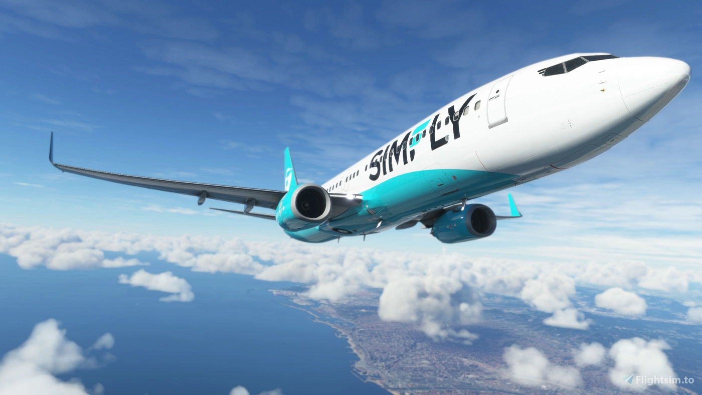 [PMDG] SimFly B737-800 livery for Microsoft Flight Simulator | MSFS