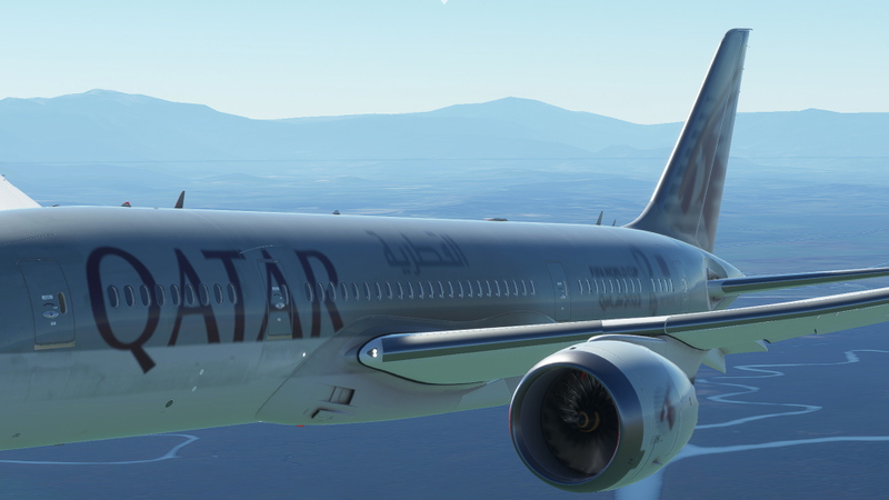 Qatar Airways Boeing 787-8 A7-BCR Dirty livery for Microsoft Flight ...