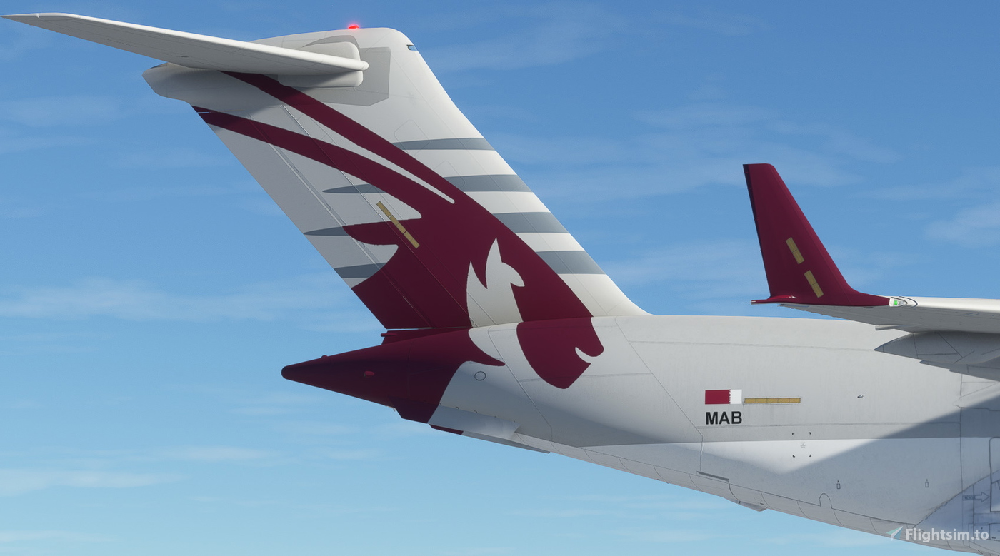 Qatar Emiri Air Force A7-MAB | Delta Simulations (Destroyer121) Boeing ...