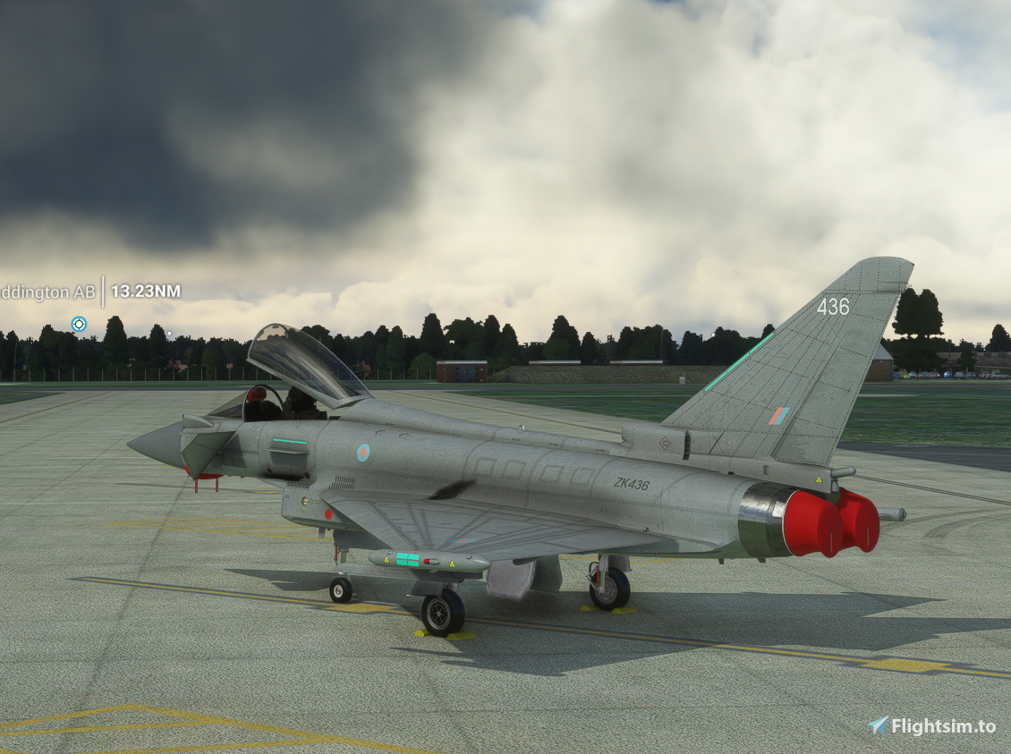 RAF Typhoon Pack a oldalon. Microsoft Flight Simulator | MSFS