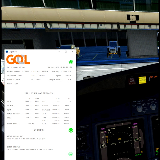 Random Brazilian Airlines Flight Plans pour Microsoft Flight Simulator ...