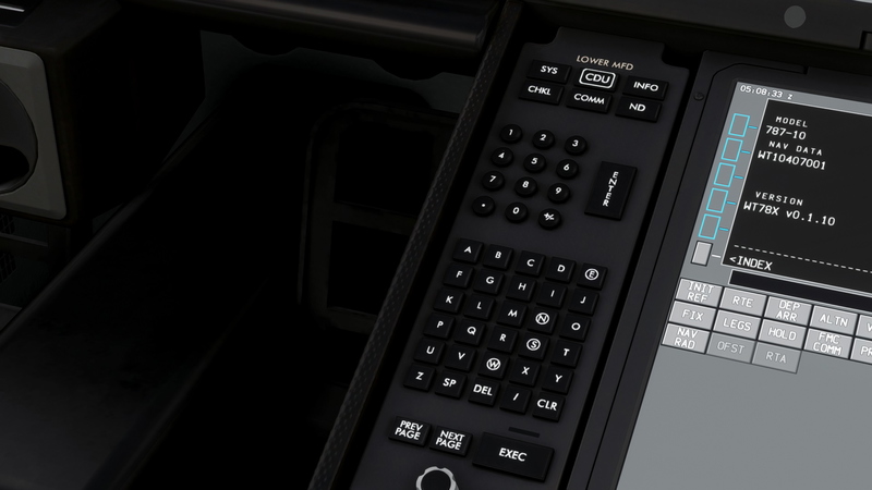 Realistic font mod for default Boeing 787-10 for Microsoft Flight ...