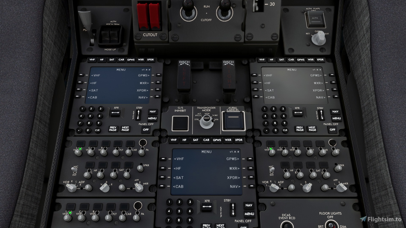Realistic font mod for default Boeing 787-10 for Microsoft Flight ...