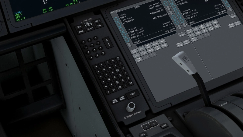 Realistic font mod for Kuro Boeing 787-8 for Microsoft Flight Simulator ...