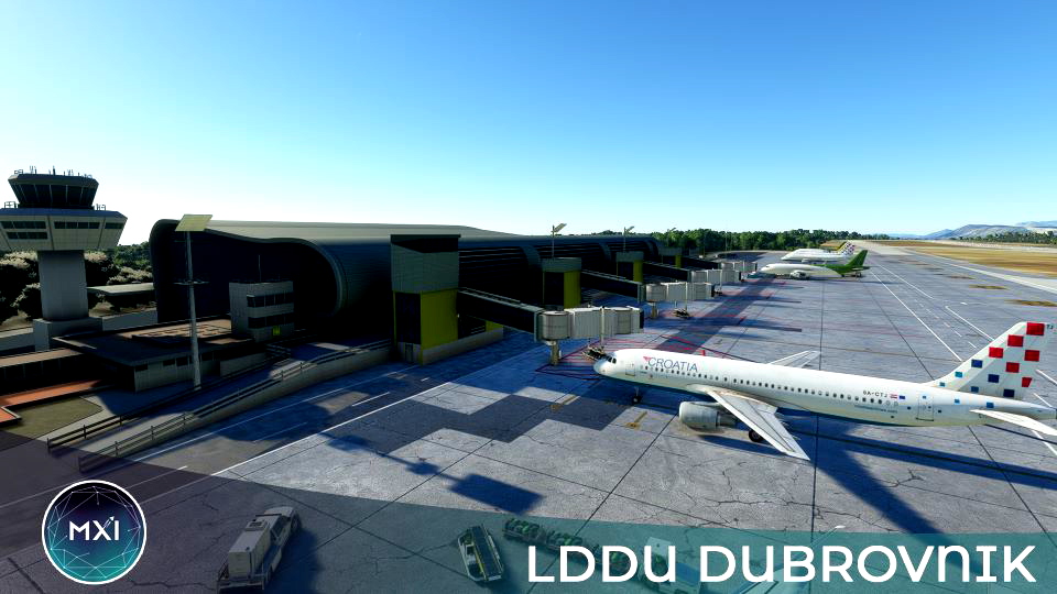 Remove static airplains on LDDU from MXI scenary for Microsoft Flight ...