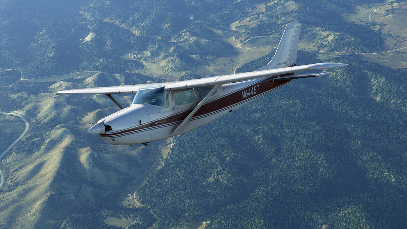 Retro Burnt Red livery for Carenado C182RG for Microsoft Flight ...