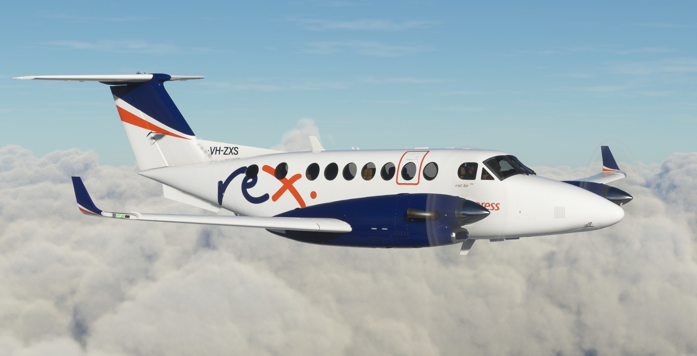 REX Airlines - Australia (Fictional) | Asobo (Textron Aviation) King ...