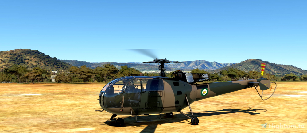 Rhodesian Air Force Alouette III 7 Squadron for Microsoft Flight ...