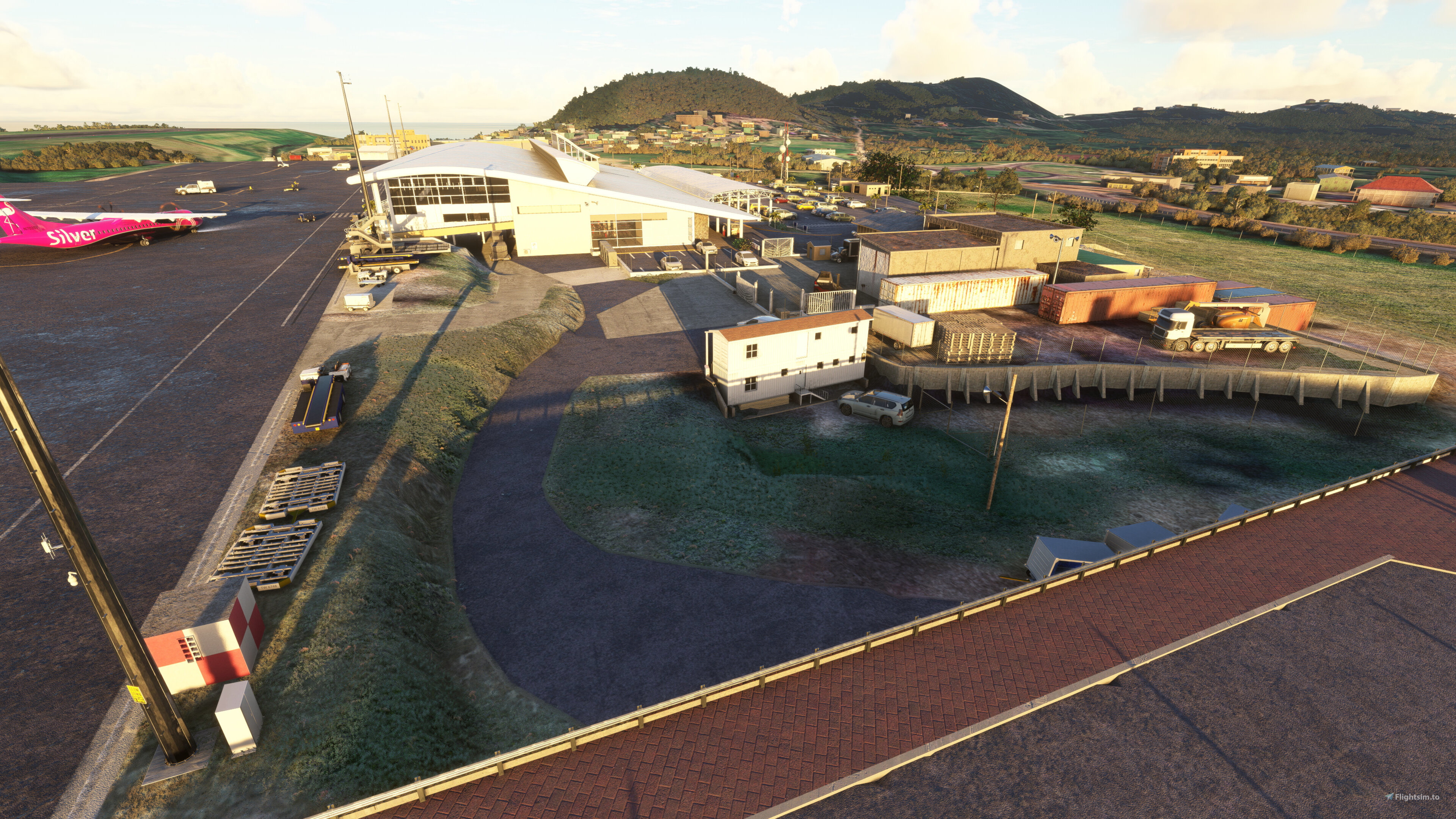 SLHSIMDESIGNS - TKPK - Robert E Bradshaw Intl Airport - ST. KITTS for Microsoft Flight Simulator ...