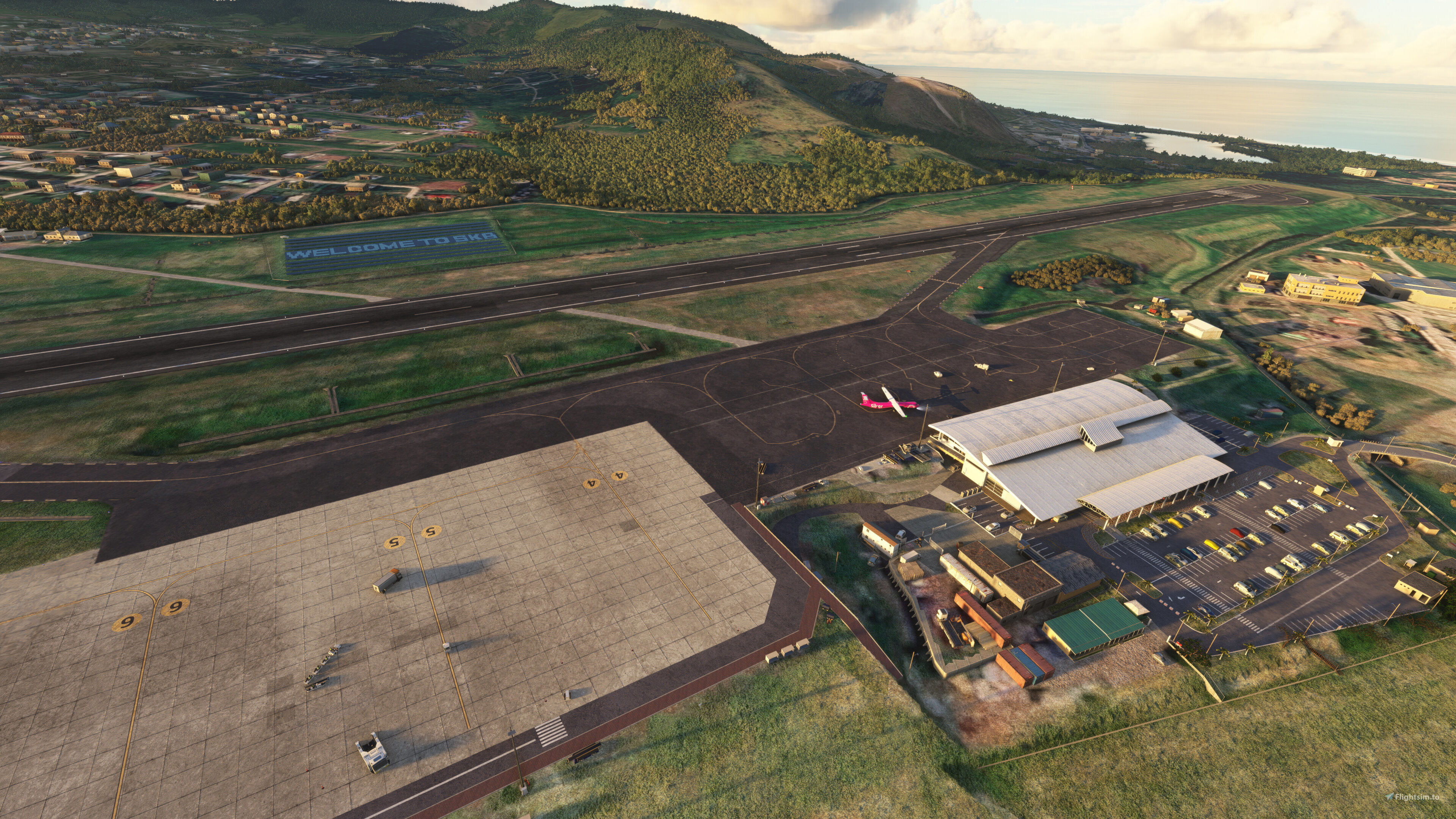 SLHSIMDESIGNS - TKPK - Robert E Bradshaw Intl Airport - ST. KITTS for Microsoft Flight Simulator ...