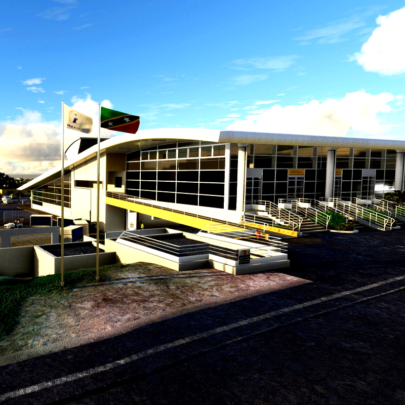 SLHSIMDESIGNS - TKPK - Robert E Bradshaw Intl Airport - ST. KITTS for Microsoft Flight Simulator ...